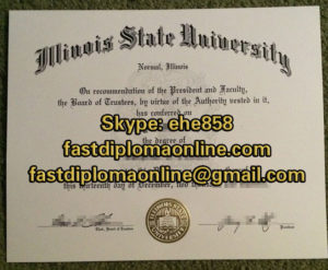 Illinois state university bachelor degrees sample show - FastDiplomasOnline.com
