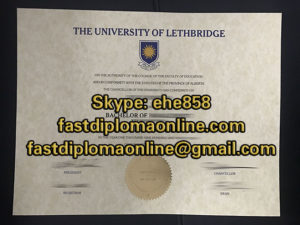 How to replace your lost University of Lethbridge degree ...